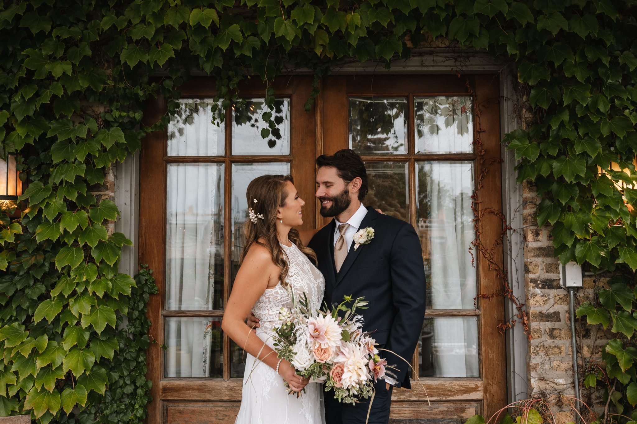 Fall Firehouse Chicago Wedding by Iron + Honey Photography